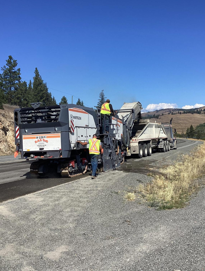 Driving Highway 5A now smoother thanks to Dawson Construction // Dawson ...